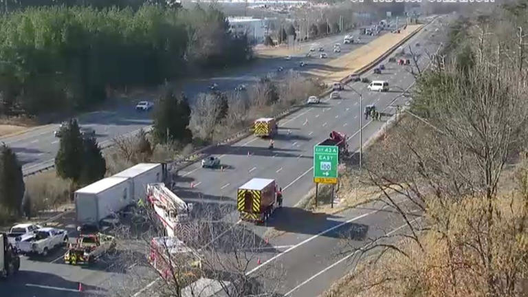Electric car blaze on I-95 disrupts morning traffic in Howard County