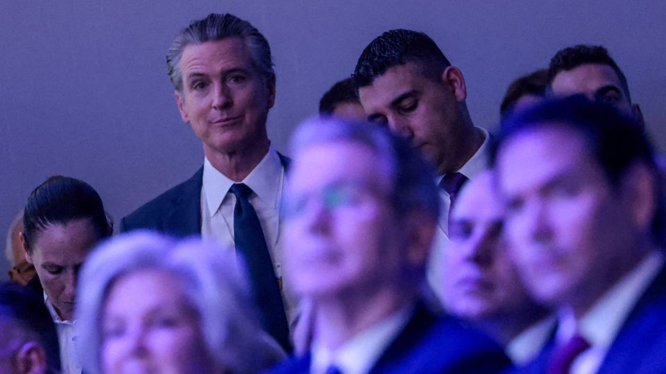 After Newsom trolls Trump in Davos, one of his events is cancelled