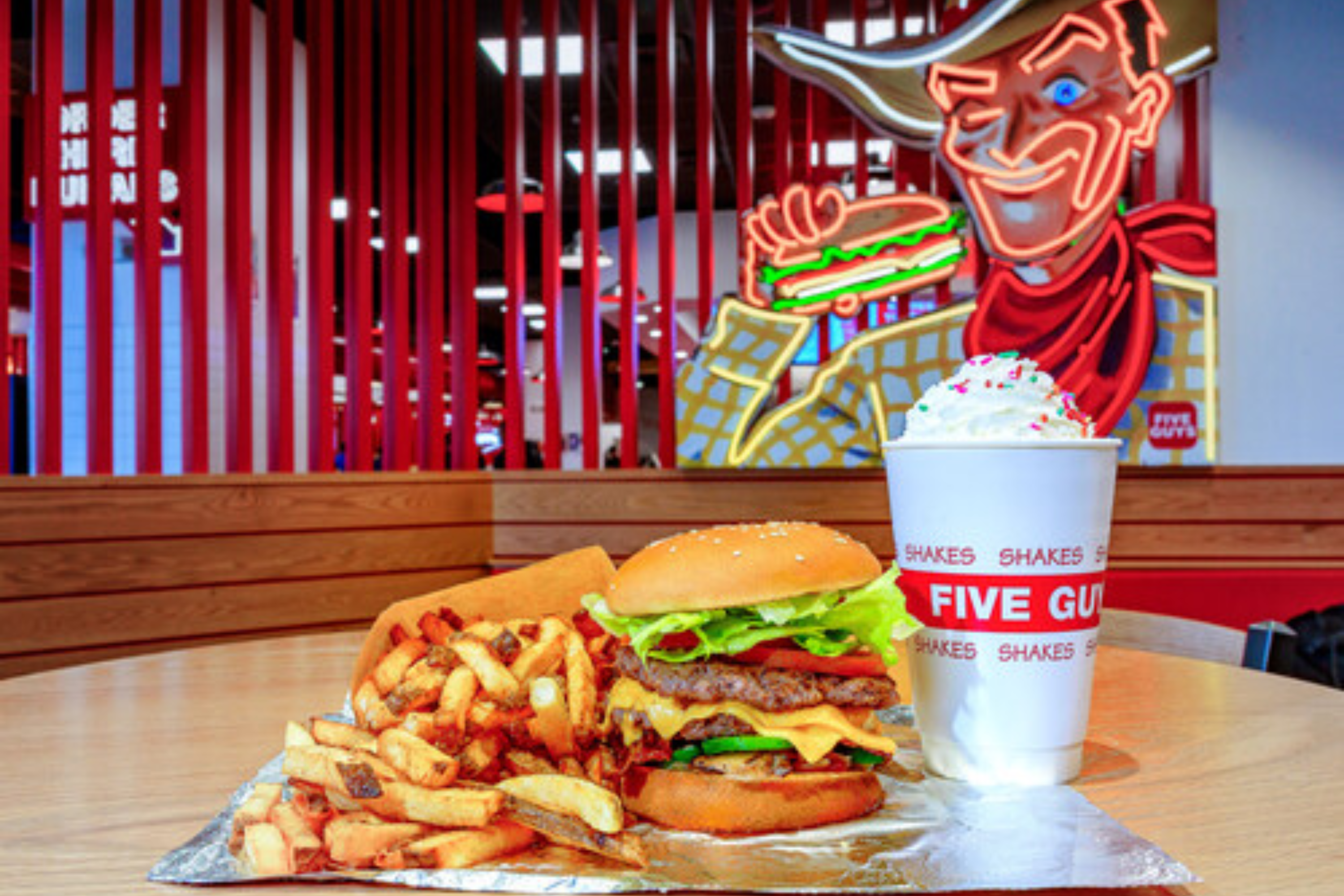 This Five Guys restaurant has something no other location does