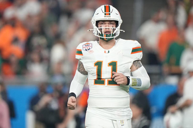 Carson Beck's projected landing spot in 2026 NFL draft says it all