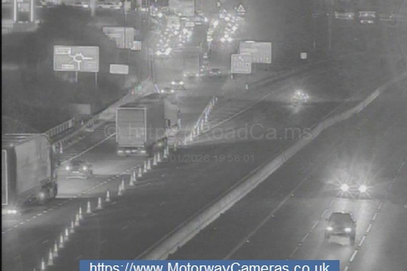 Man fighting for life after M1 slip road crash