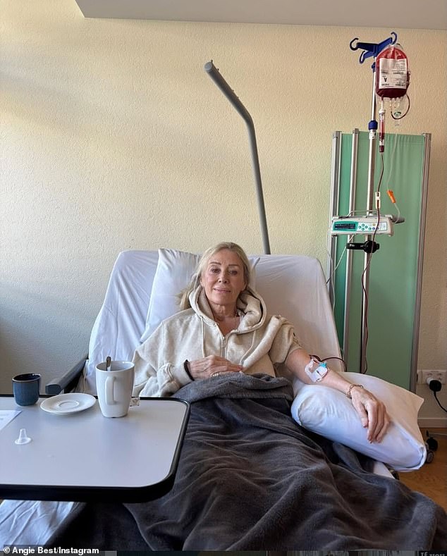 Angie Best reveals she has started chemotherapy for colon cancer in ...