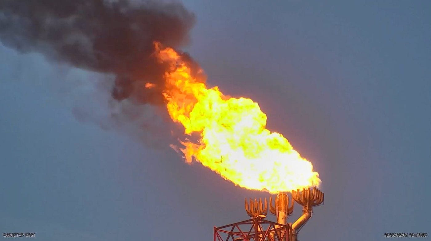 LNG Canada has been flaring up to 15 times more gas than expected ...