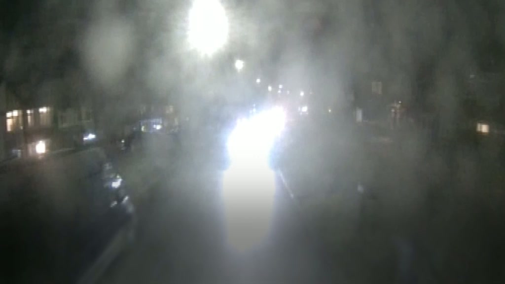 Court shown footage of moment ULEZ camera exploded after bus drove by