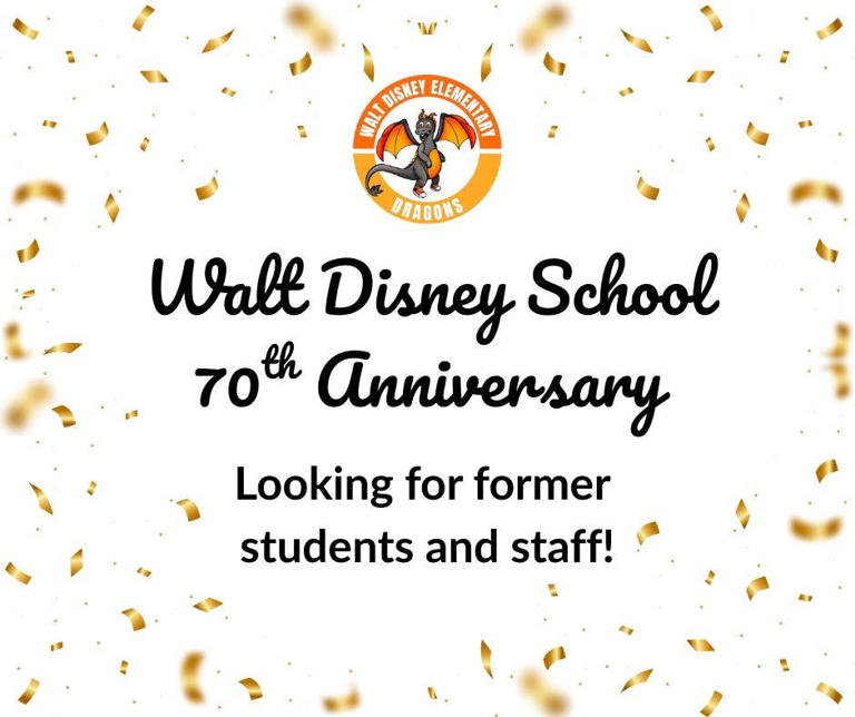 Walt Disney School planning 70-year celebration