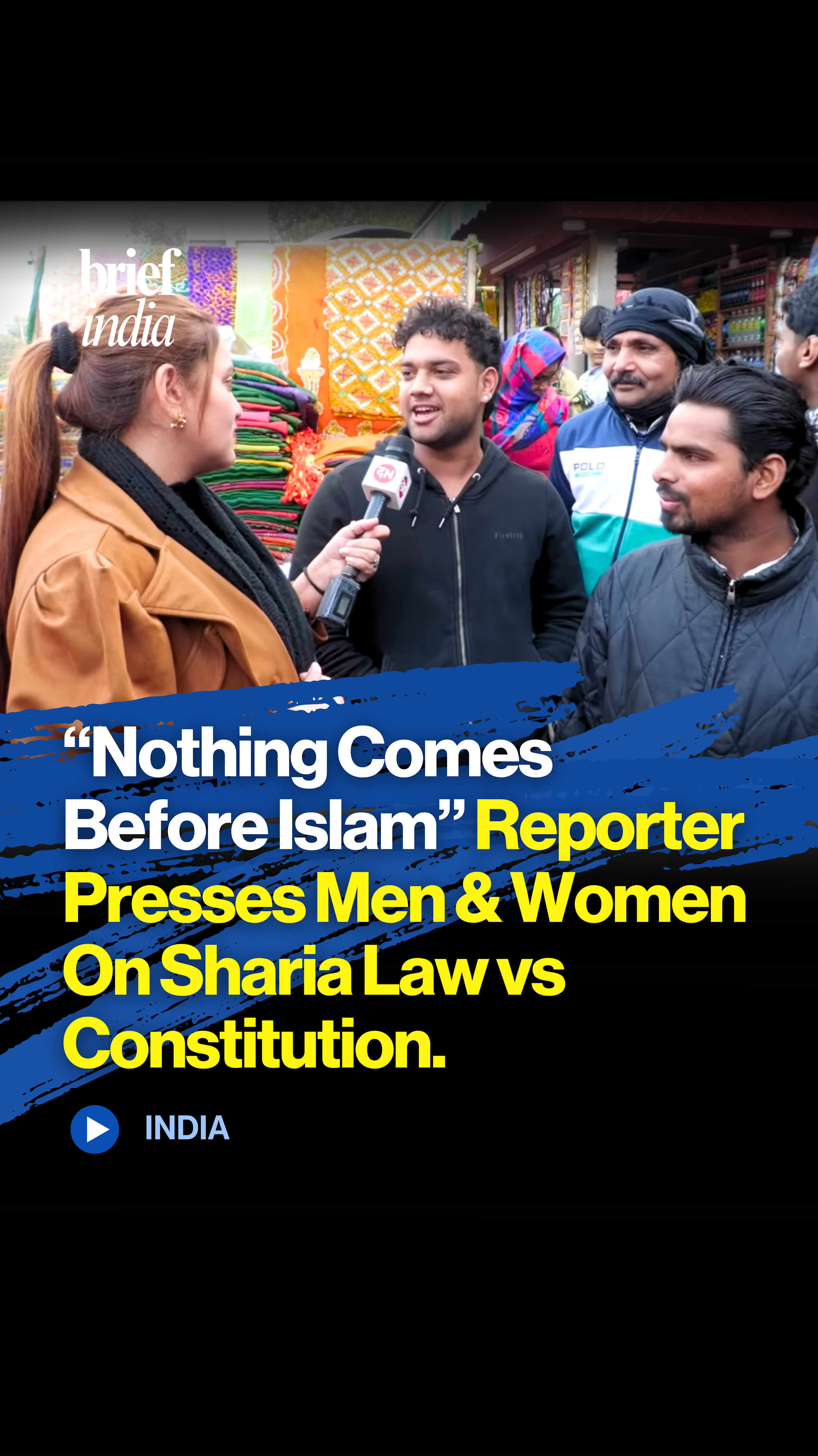 Street interview clip sparks debate after man says "Sharia first" over ...