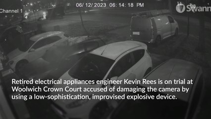 Court shown footage of moment Ulez camera exploded after bus drove by