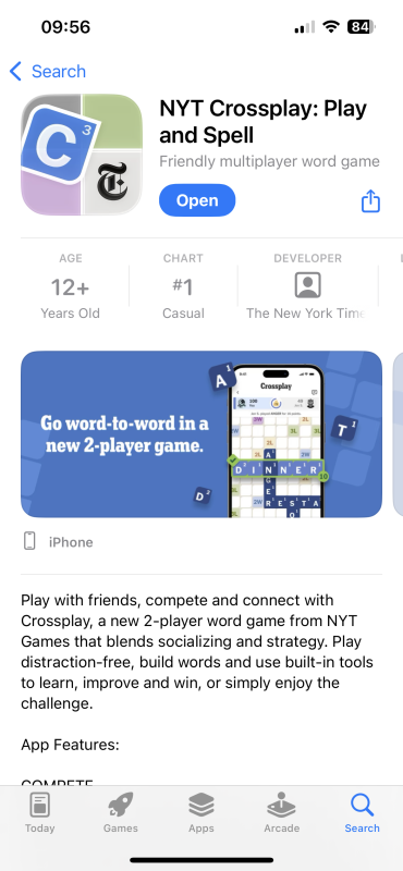 How to play 'Crossplay,' the new NYT game that's officially out now