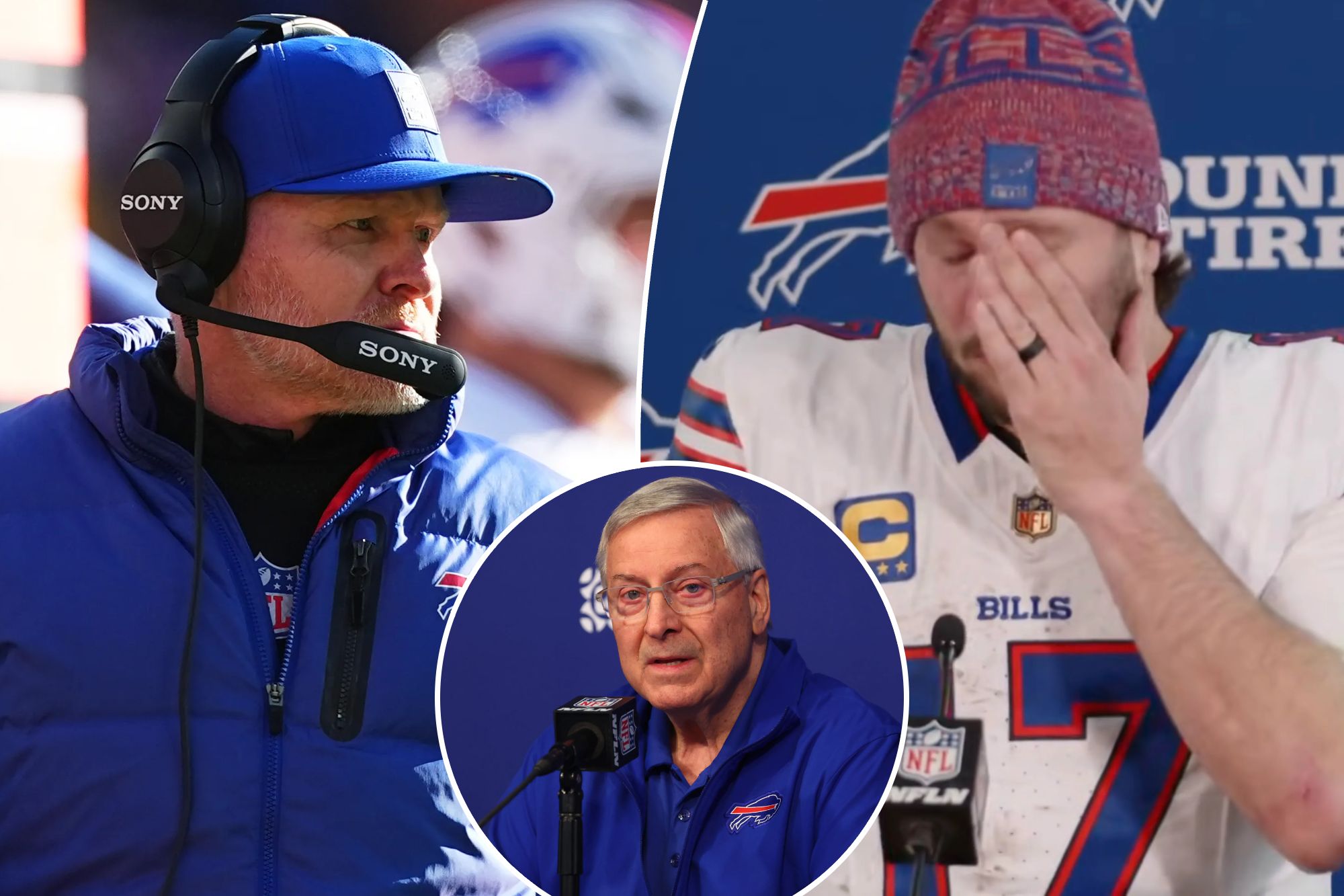 Emotional Josh Allen scene played role in Bills firing Sean McDermott ...