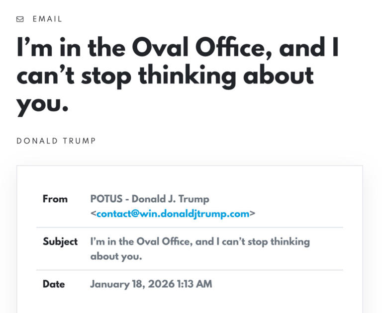 Trump pretends to be working in the Oval Office—while golfing in Florida