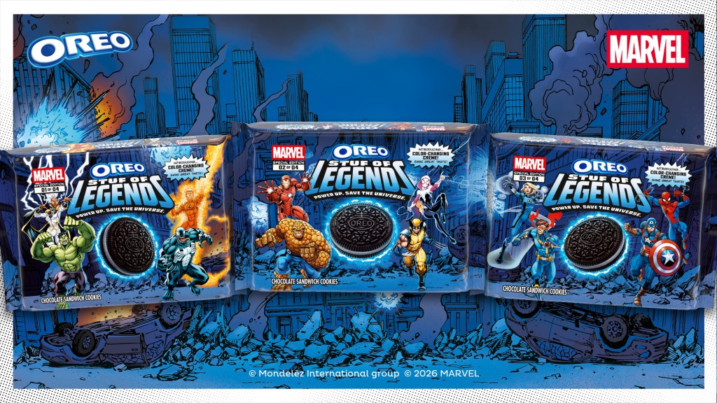 Oreo will team up with Disney's Marvel characters
