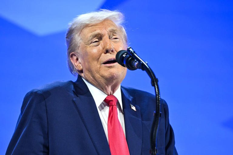 Trump throws shade at French President Emmanuel Macron for his ...