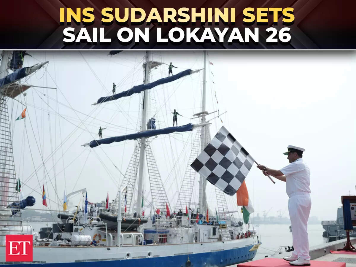 Indian Navy’s sail training ship Sudarshini begins 10-month global ...