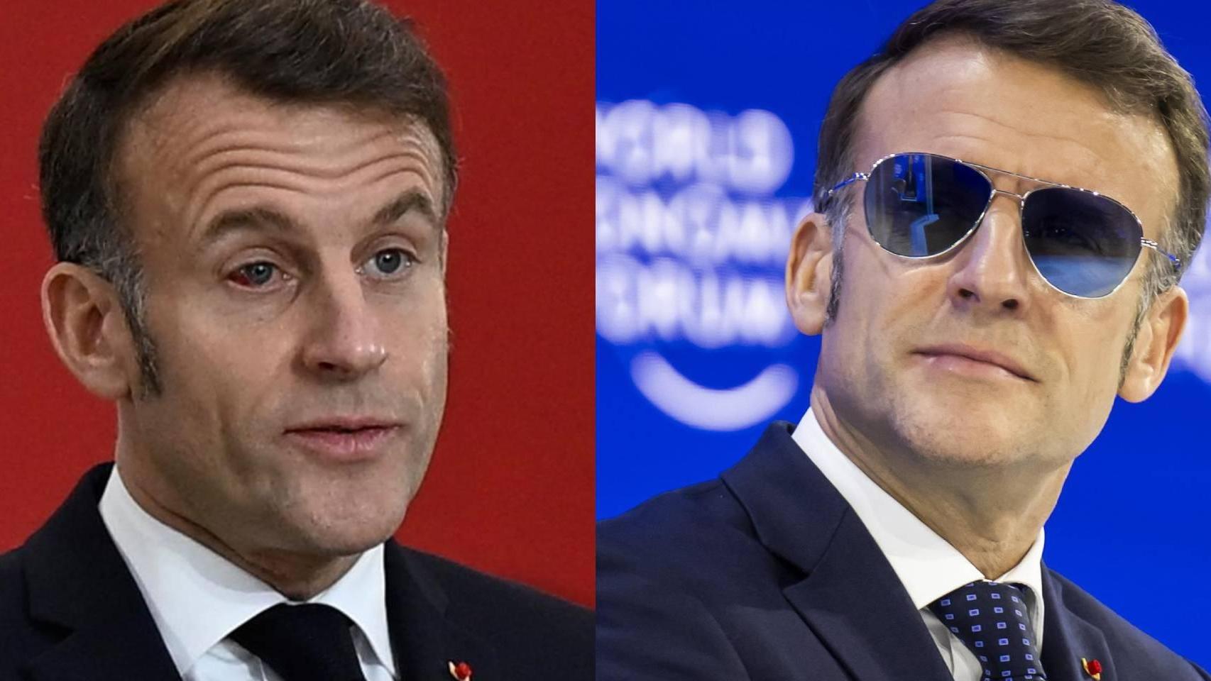 Ni ojo morado ni enfermedad grave: Emmanuel Macron sufre una hemorragia ...
