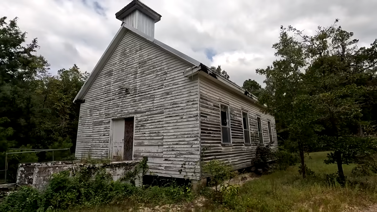 Abandoned 150-year-old African American church still intact inside