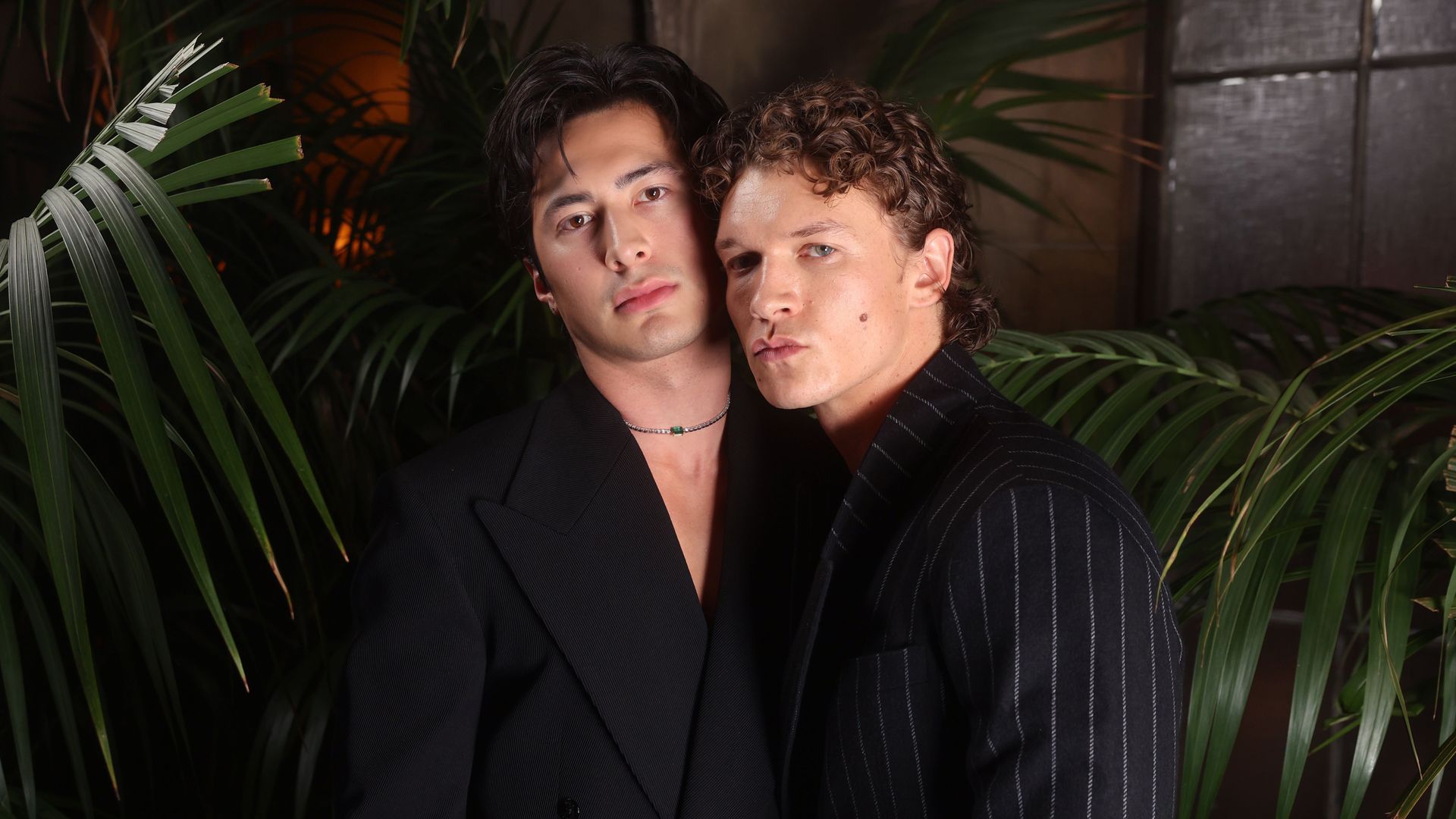 Heated Rivalry stars Hudson Williams and Connor Storrie speaking ...