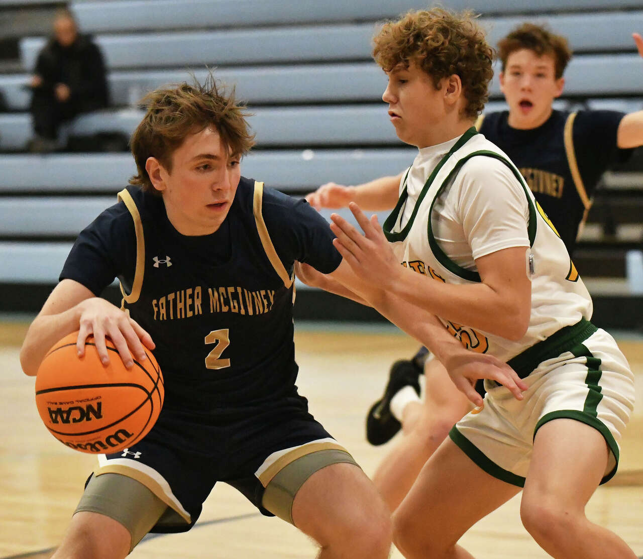 Father McGivney boys win in Litchfield, girls win on Senior Night