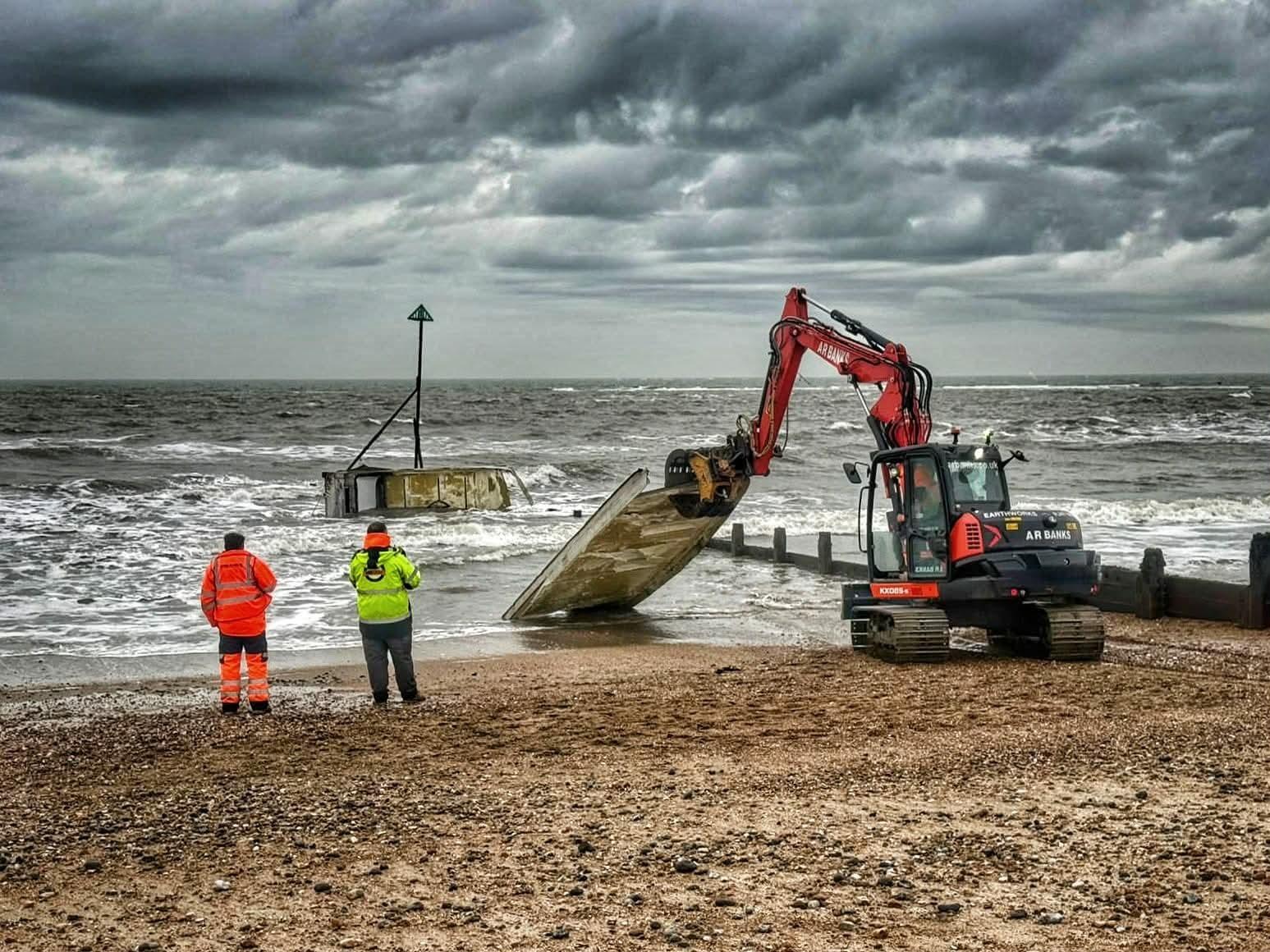 Clean-up continues after cargo spill along West Sussex coastline