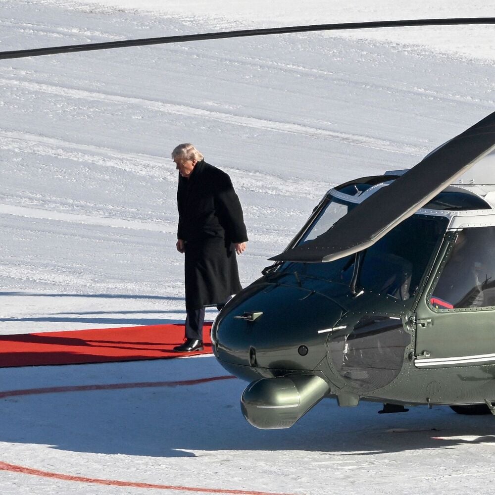Trump in Davos gelandet: Wegen verspäteter Ankunft wohl kein Treffen ...