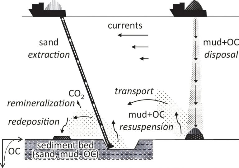 Dredging sand and silt has consequences for the North Sea