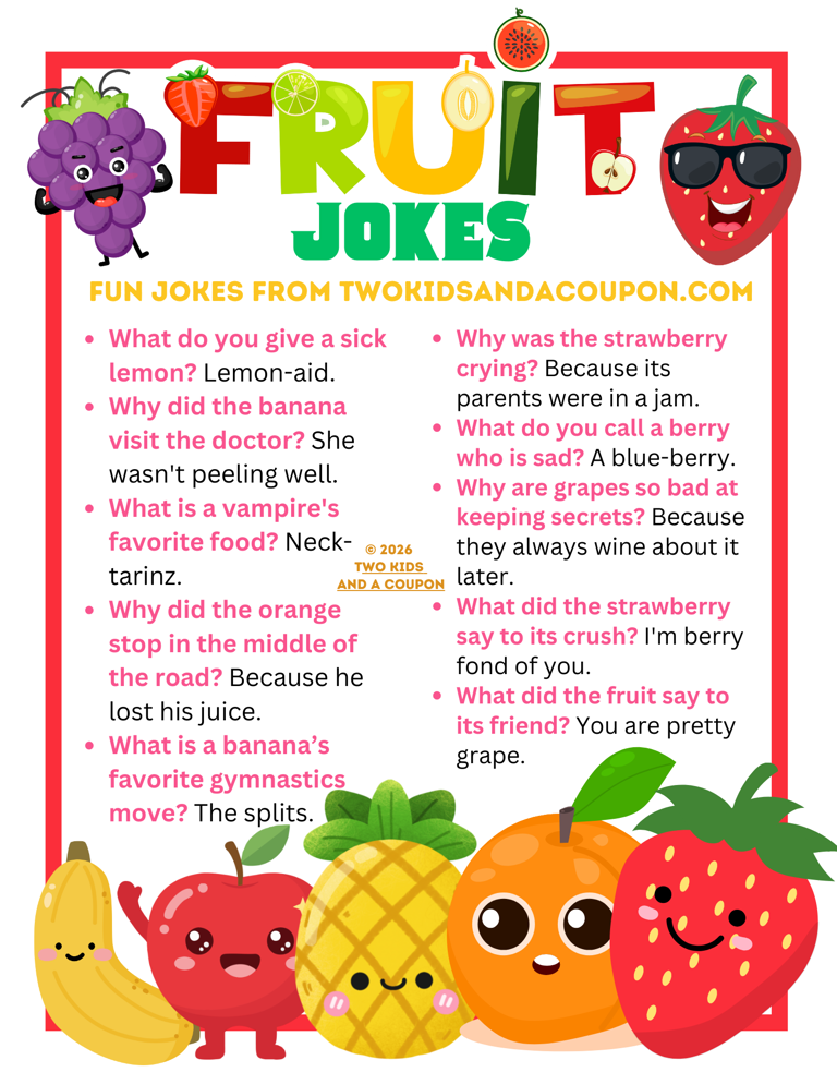 Orange you glad we have these berry funny fruit jokes?