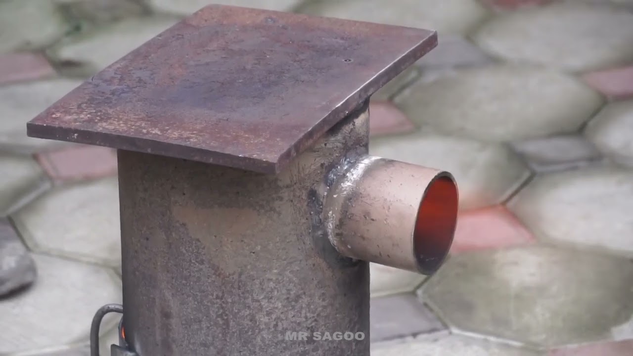 DIY waste oil turbo furnace