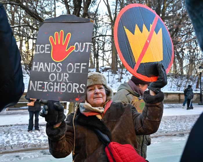 ‘Will Chuck fight?’: Protesters call on Schumer to use leverage to rein ...