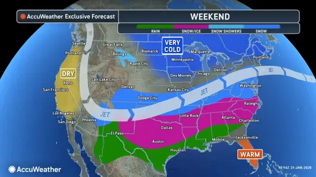 The biggest snowstorm of the season is set to wallop the US