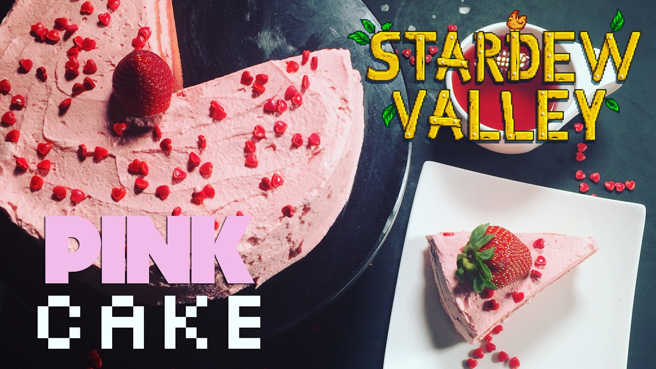 How to make Stardew Valley pink cake