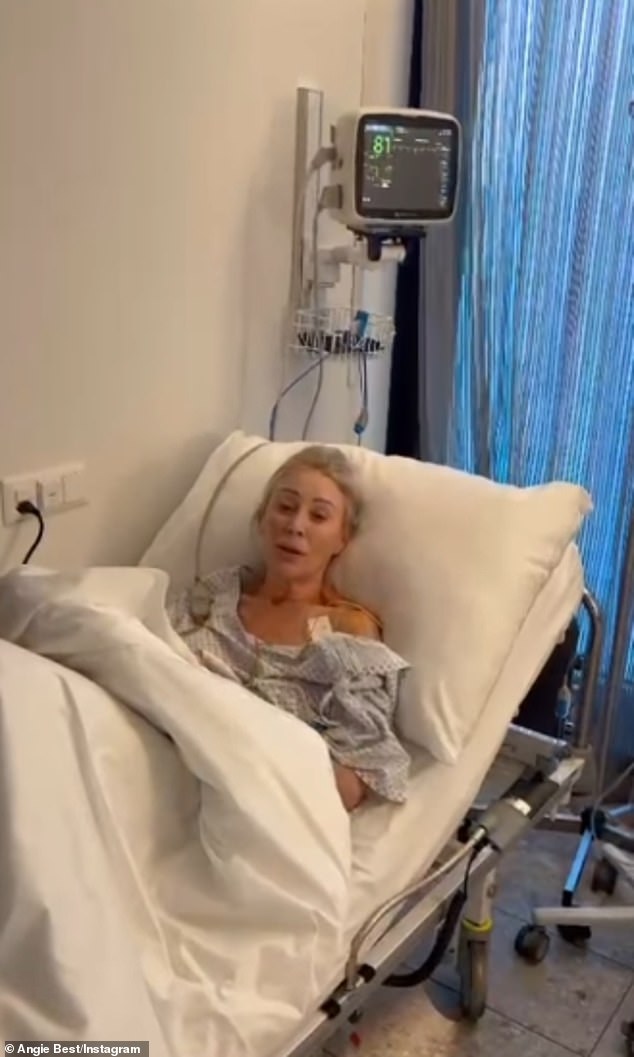 Angie Best reveals she has started chemotherapy for colon cancer in ...