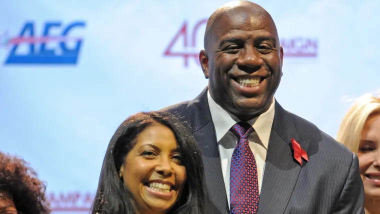 NBA legend Magic Johnson celebrates wife Cookie's birthday on $158M St ...
