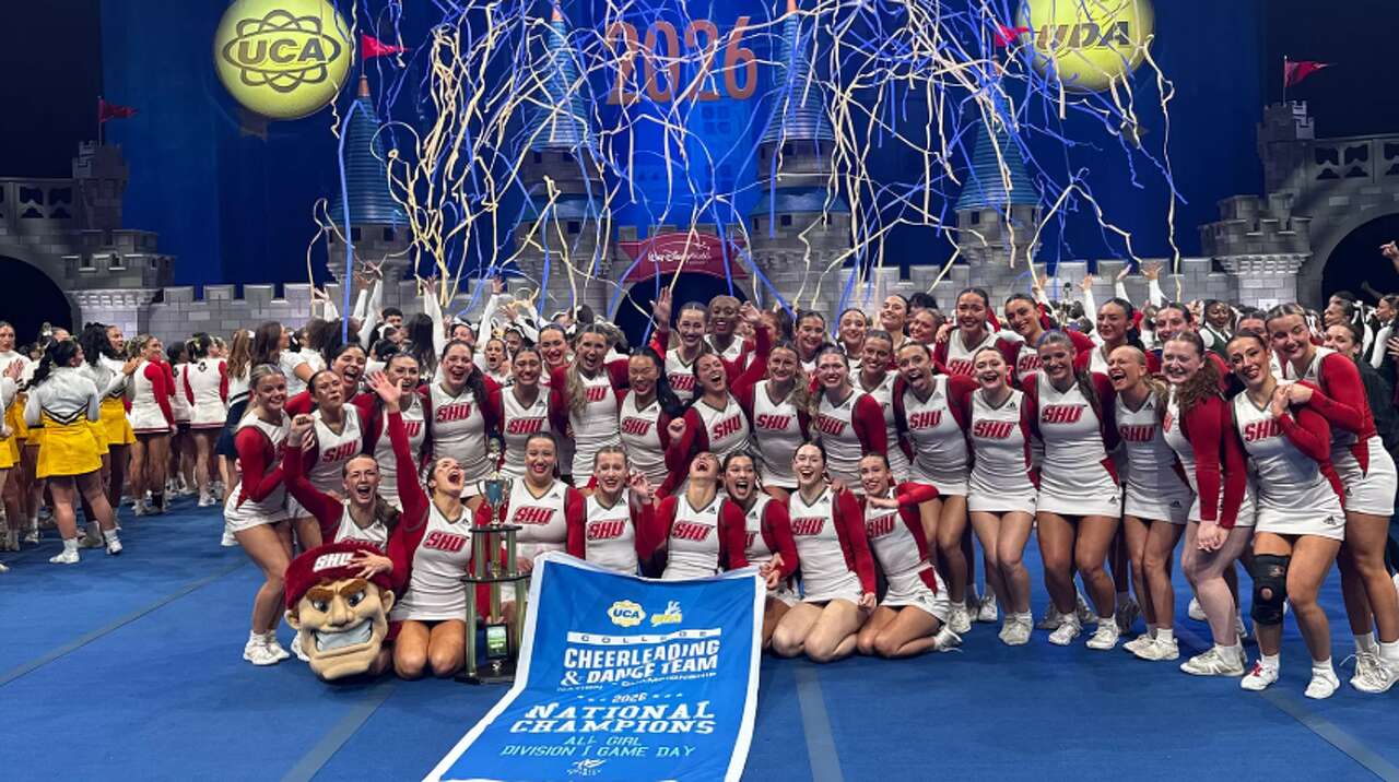 Sacred Heart University's cheer team wins sixth national cheerleading ...
