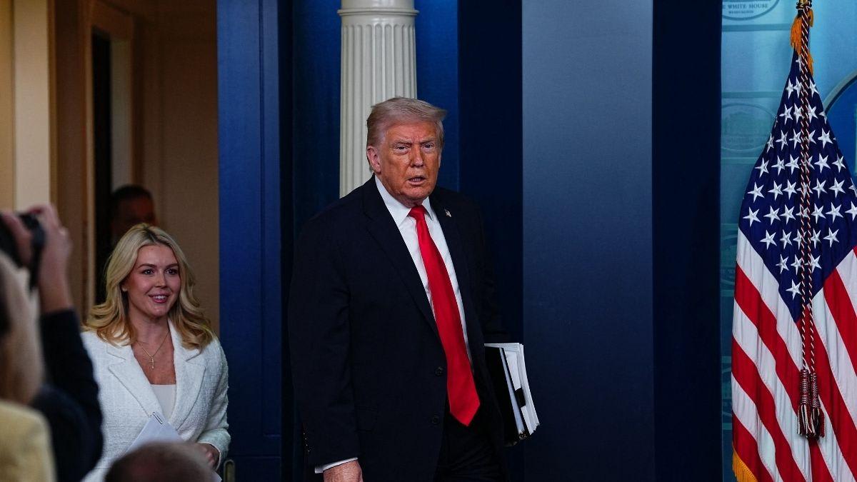 Donald Trump throws White House press secretary Karoline Leavitt under ...