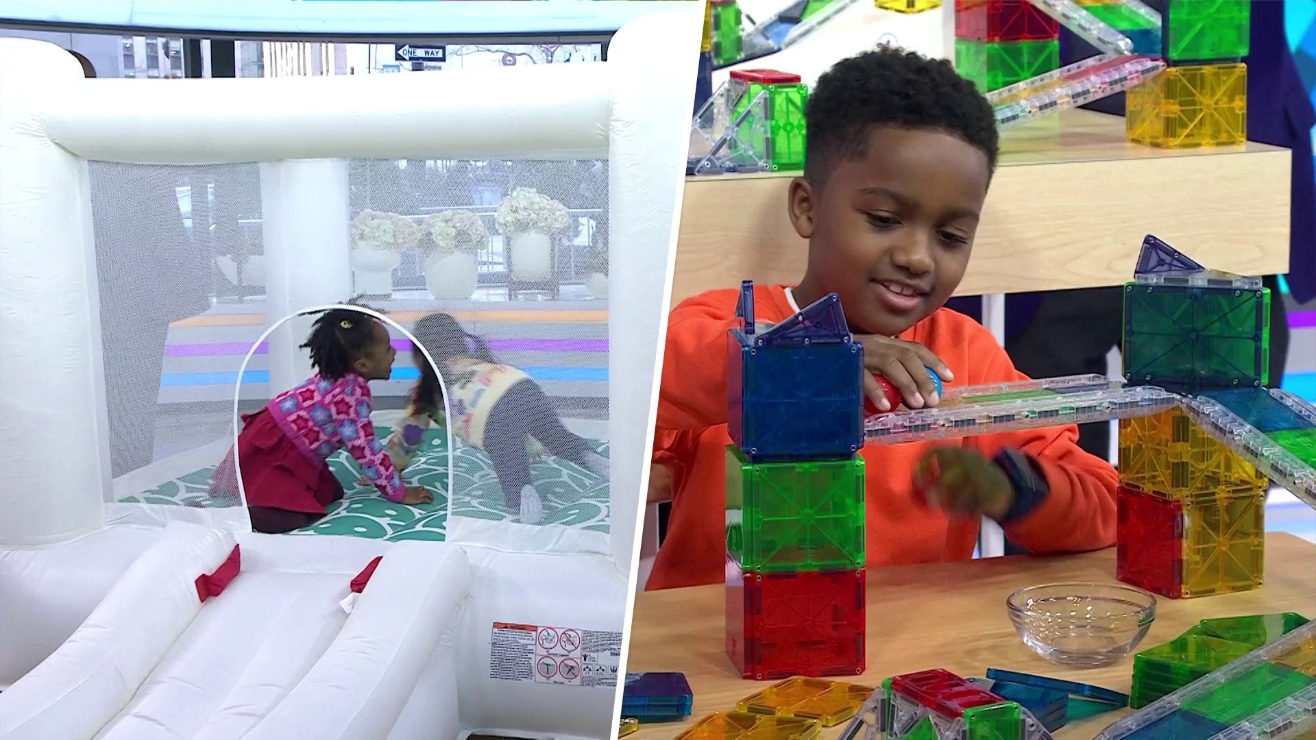 Hottest indoor toys for winter: Magna-Tiles, bounce house, more!