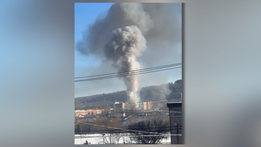 Crews shut down power in downtown Derby as smoke billows from 'major' fire