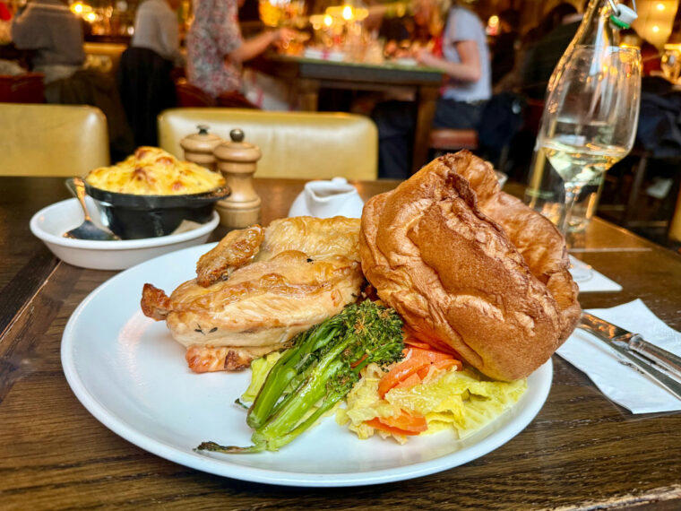 Sunday lunch at The Wigmore