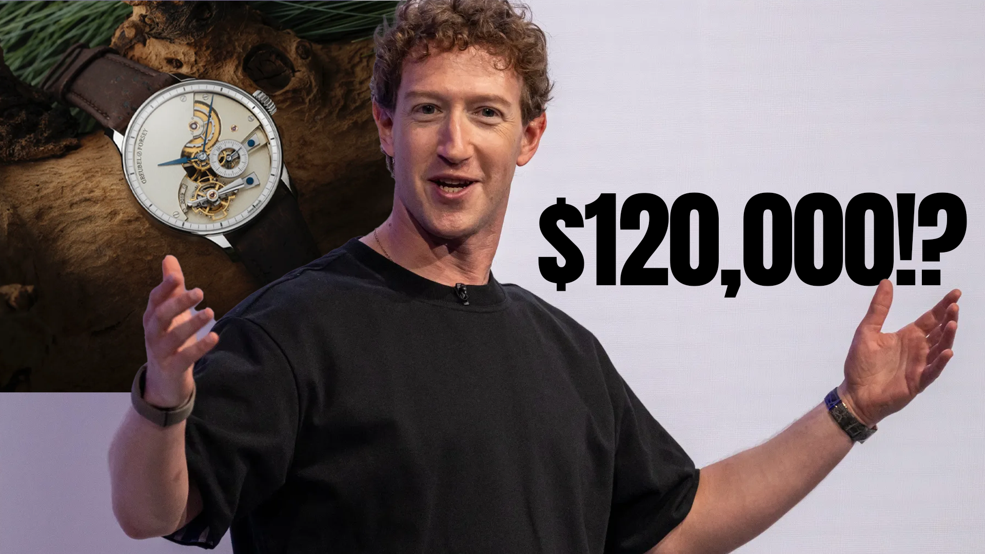 Mark Zuckerberg’s gold $120,000 watch that won’t need resetting until 2100