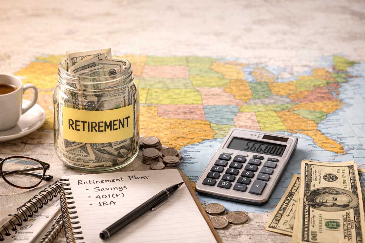 Here's how much you actually need to retire now in every state