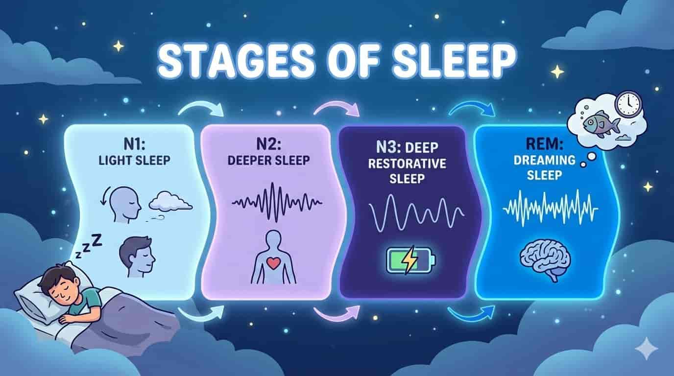 4 stages of sleep: What really happens from the moment you drift off