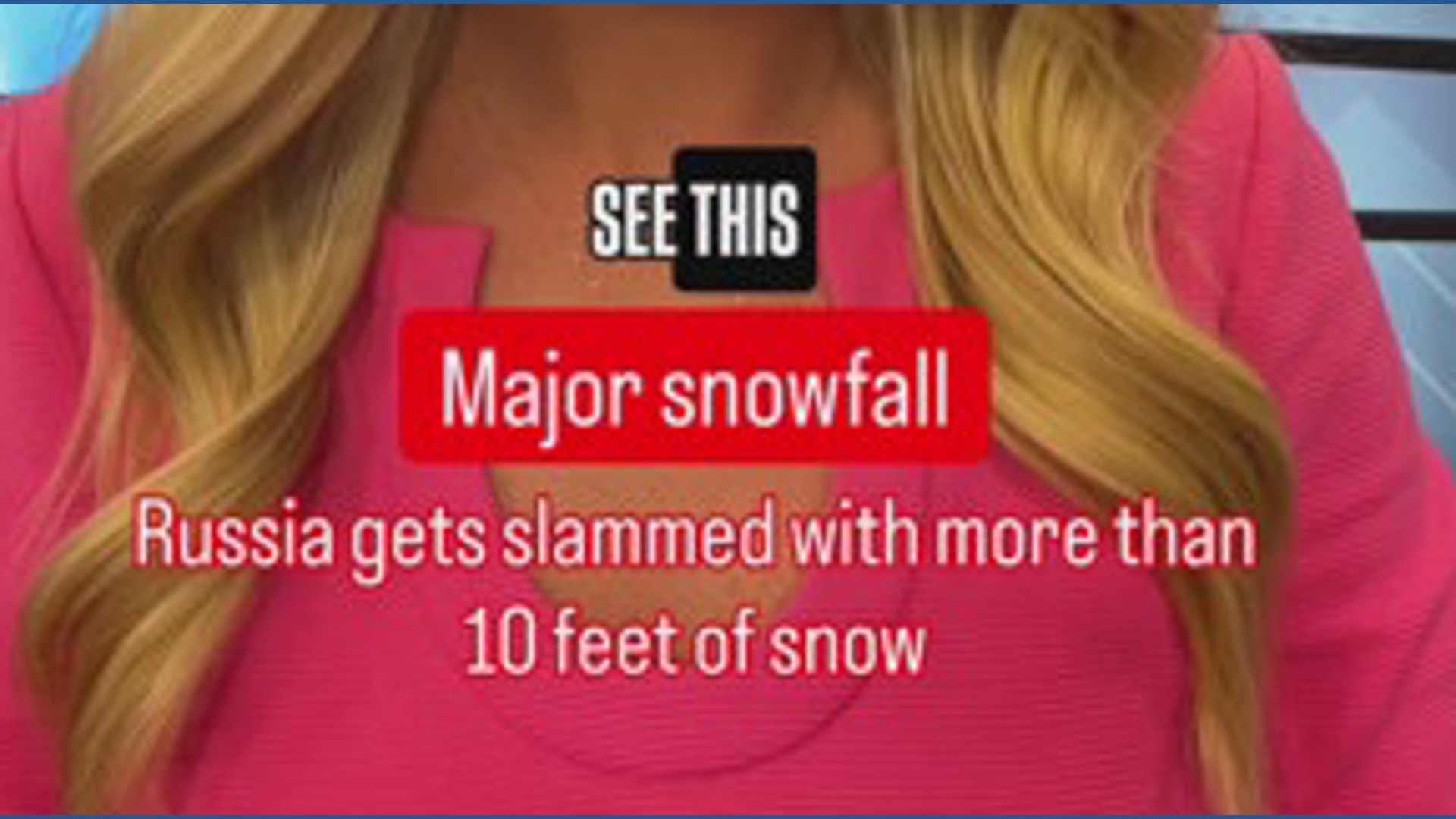 Record snowfall slams Russia, killing 2 people