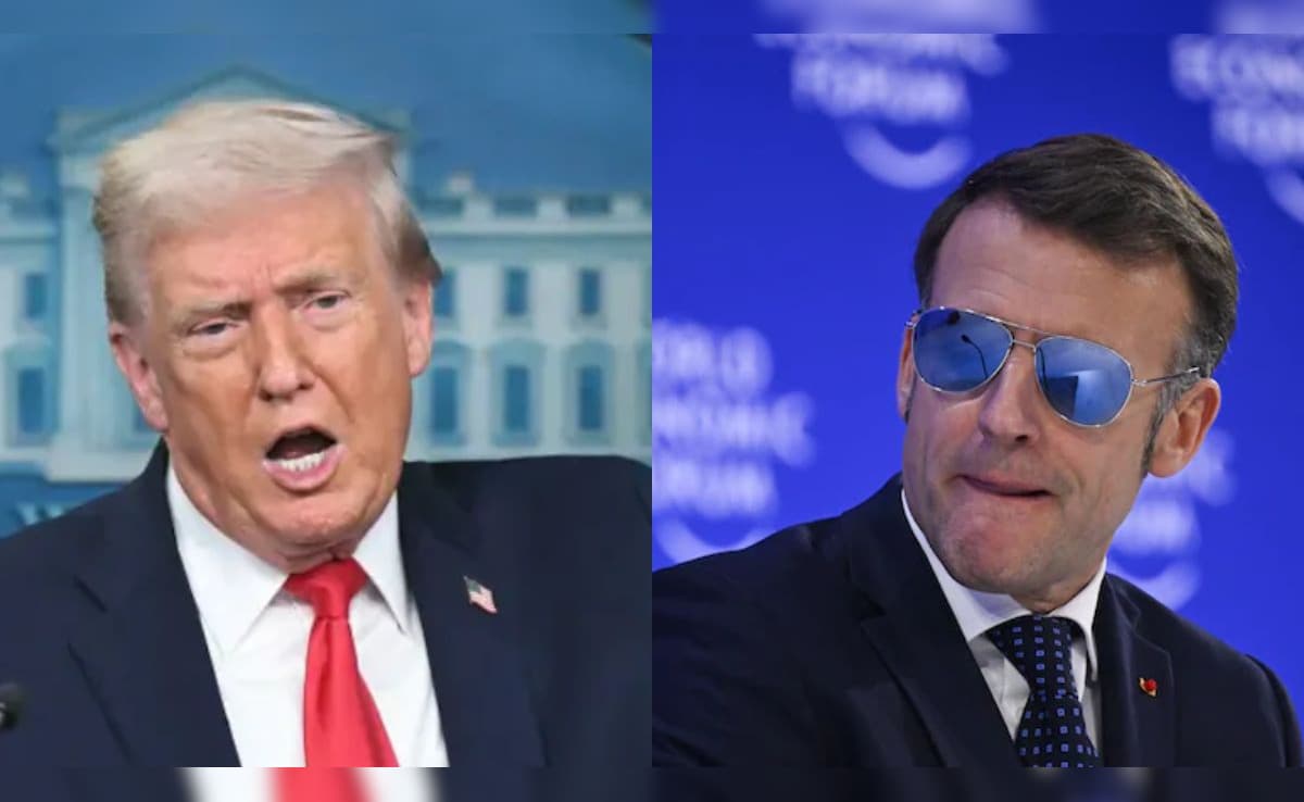 'What the hell happened': Trump mocks Macron's sunglasses in Davos speech