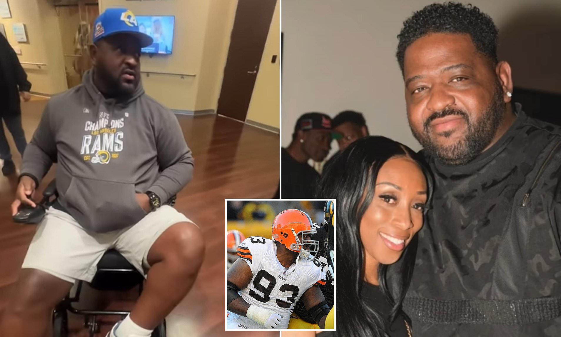 NFL WAG reveals shocking damage football has done to her husband's body ...