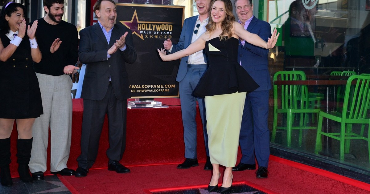 Spider-Man director tells a 'terrible joke' at Rachel McAdams' Walk of Fame