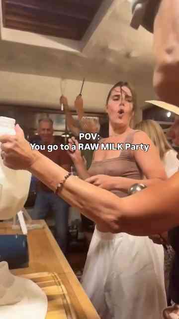 People are throwing "raw milk" parties and it's as funny as it sounds