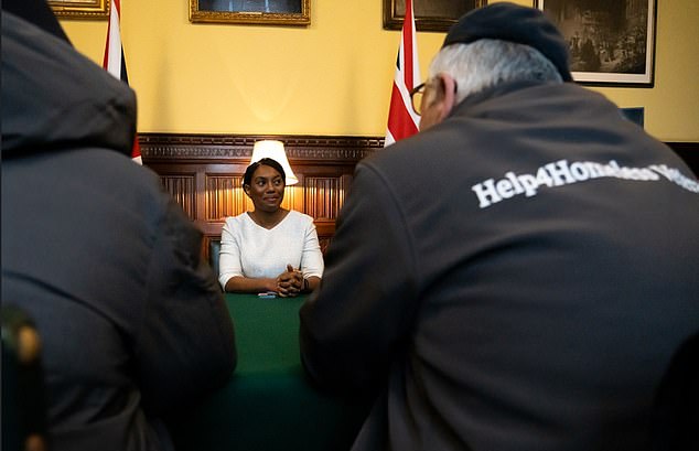 Kemi Badenoch meets with veterans as she attacks Labour plans to scrap ...