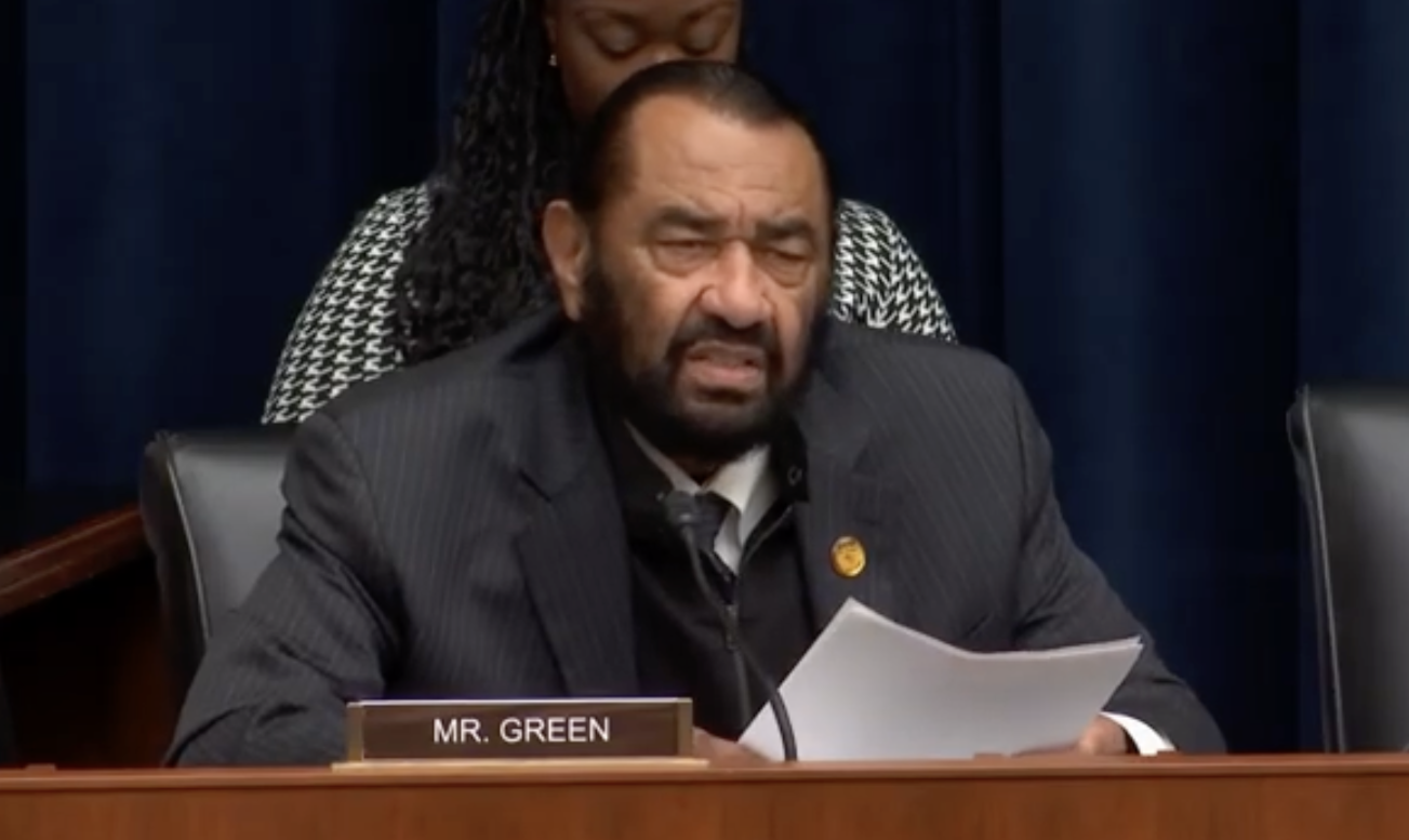 'You've got time because I say so!': Al Green puts smug Trump official ...