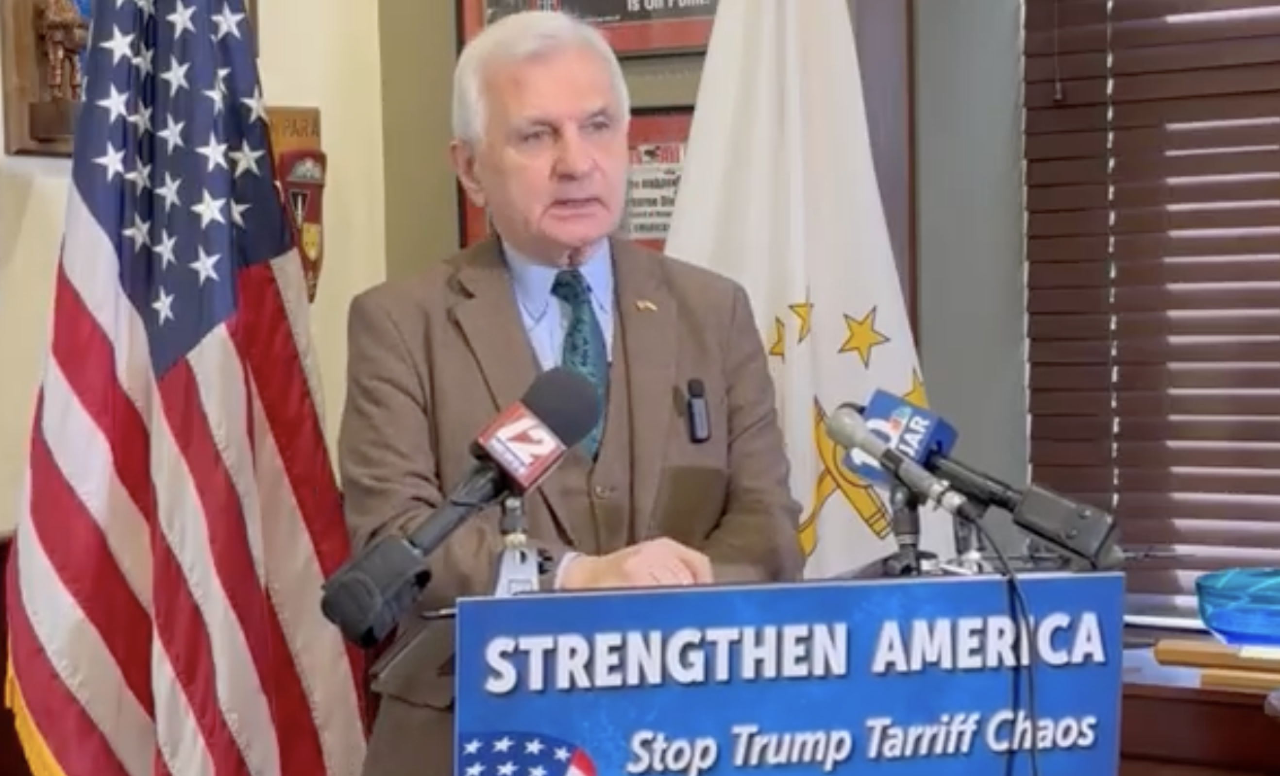 'Trump loves tariffs, working Americans do not': Senator Jack Reed lets ...