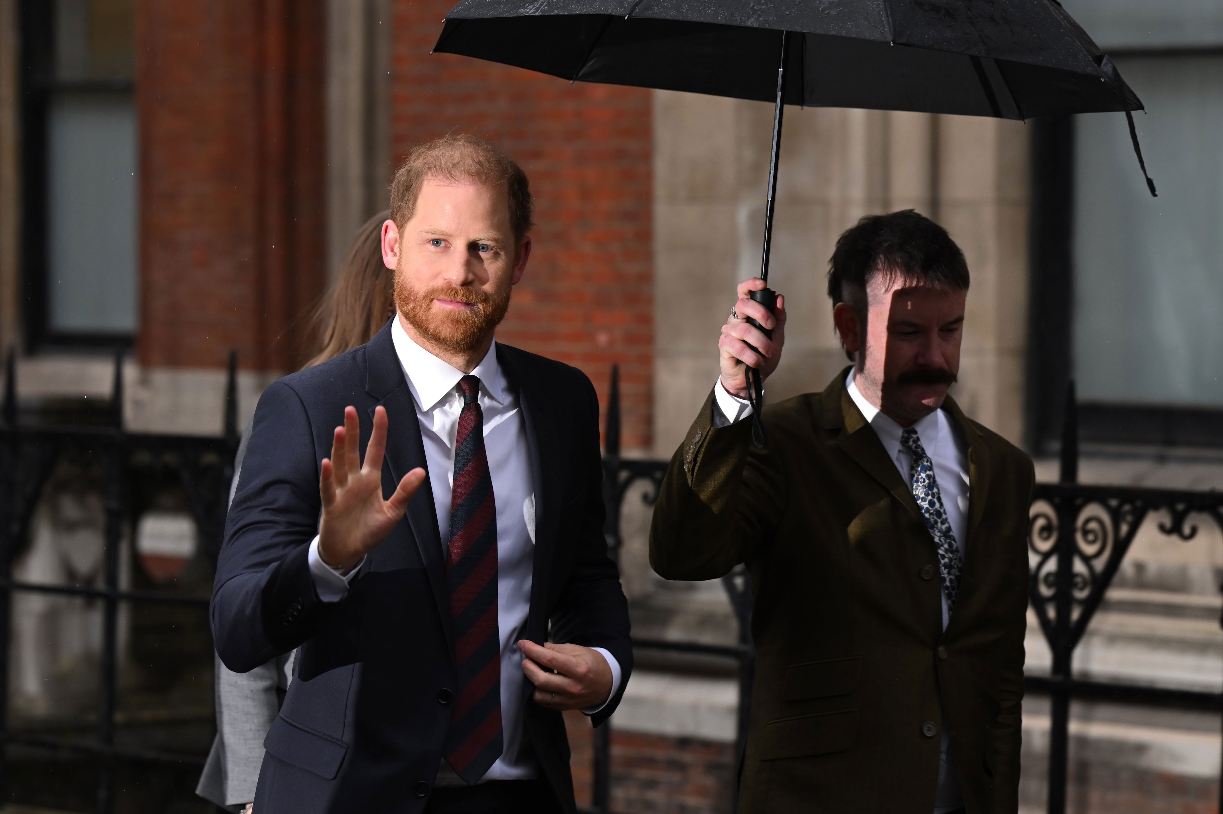 Prince Harry tears up in court over Meghan