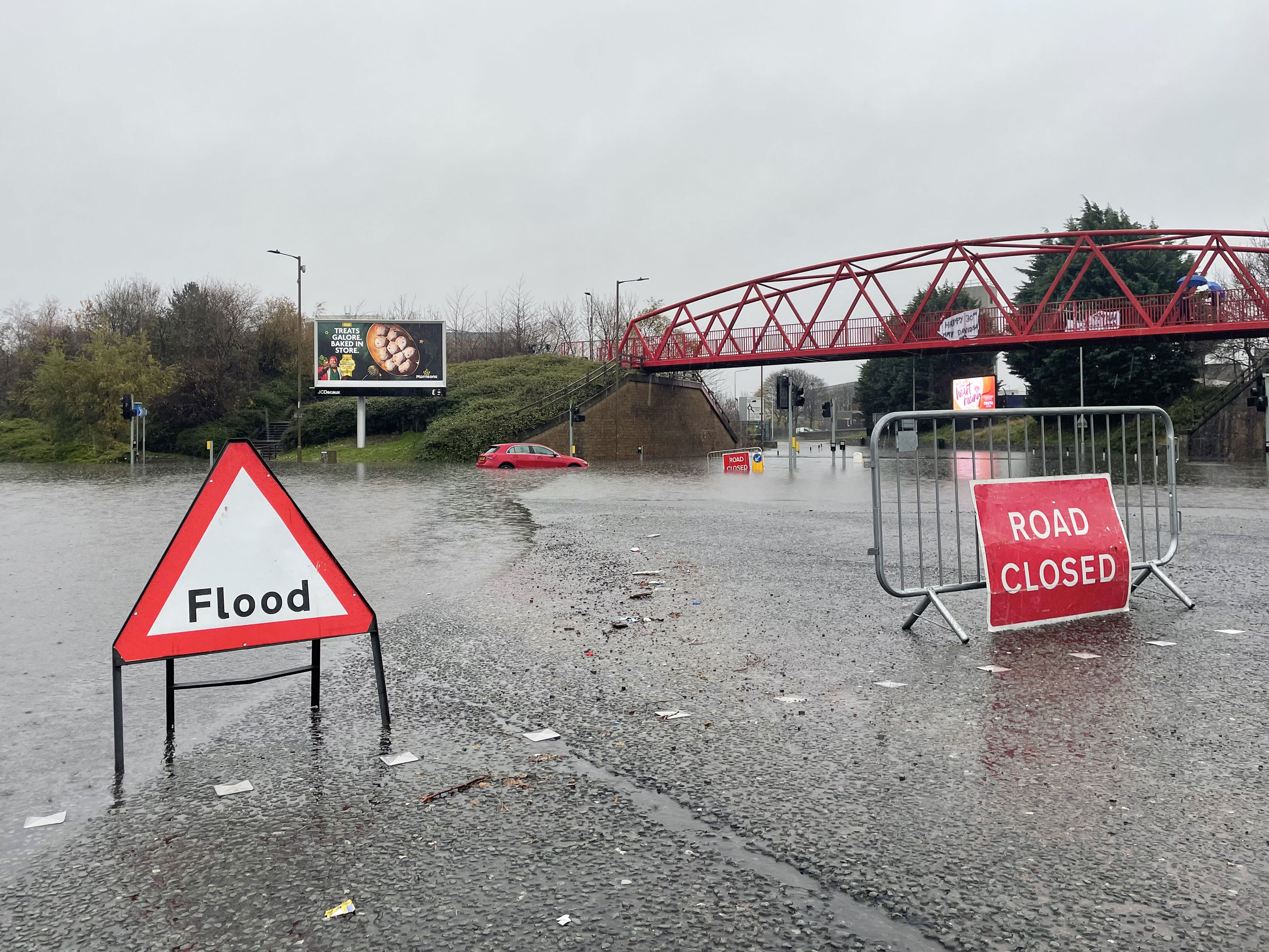 Met Office issues additional amber weather warning for rain in North East
