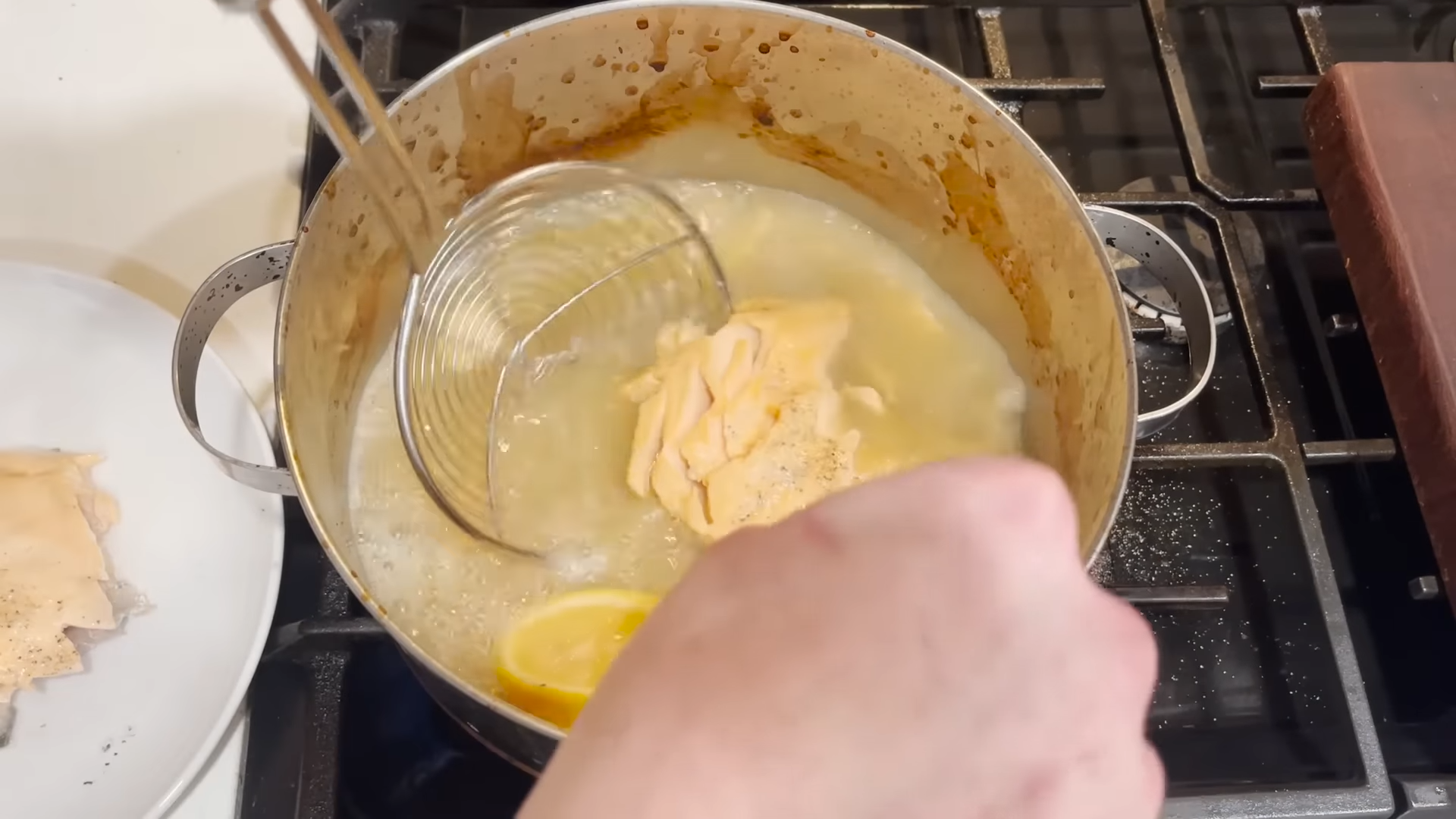 Salmon is the sponge of the sea – boiling salmon in pure lemon juice